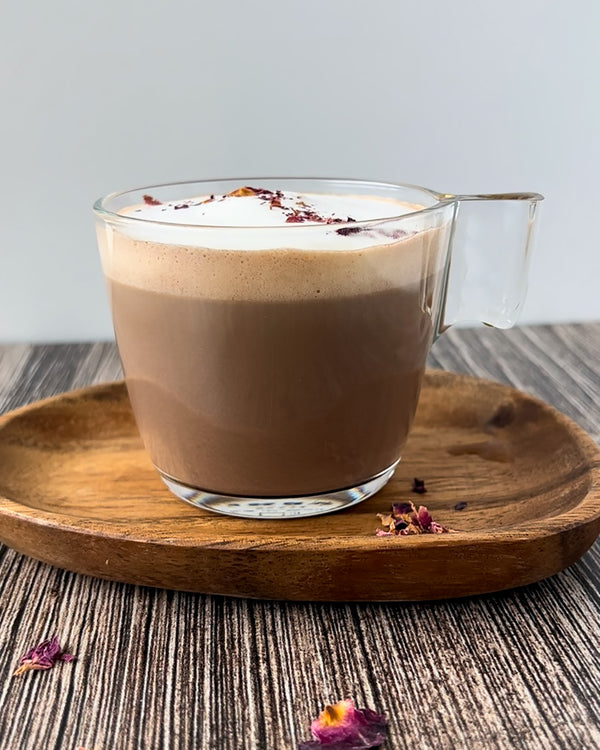 Cinnamon Mocha with Rose Infused Sweet Cream - Intrigue Chocolate Co.